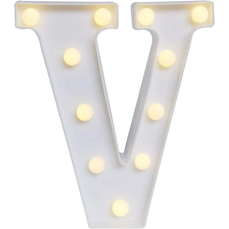 DEALPEAK Light Up Letters,Alphabet LED Letter Lights Warm White for ...