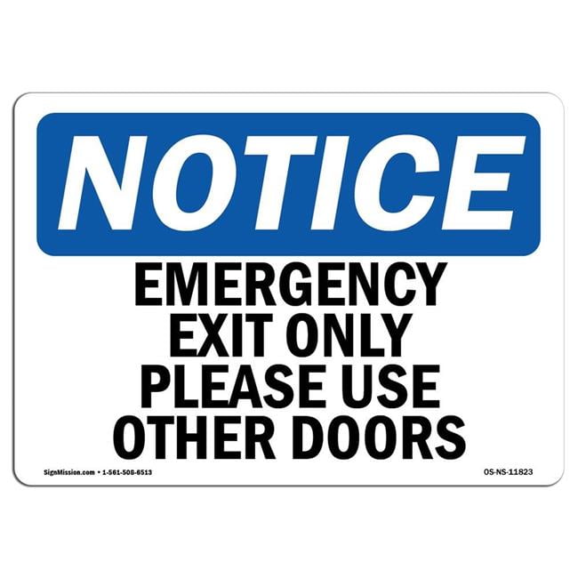 Emergency Exit Only Door