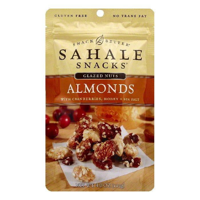 Sahale Honey + Sea Salt with Cranberries Almonds, 4 OZ (Pack of 6 ...