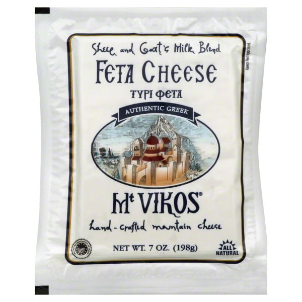 Mt Vikos Traditional Feta Cheese, 7 Ounce -- 12 per case. - Walmart.com