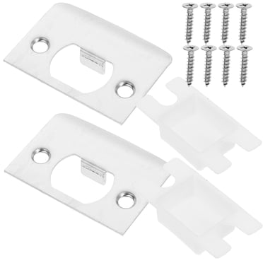 Adjustable Door Strike, 2 Piece, Chrome Plated - Walmart.com