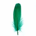 3pcs John Bead Goose Feathers 5-7in Green for DIY Craft Project, Home ...