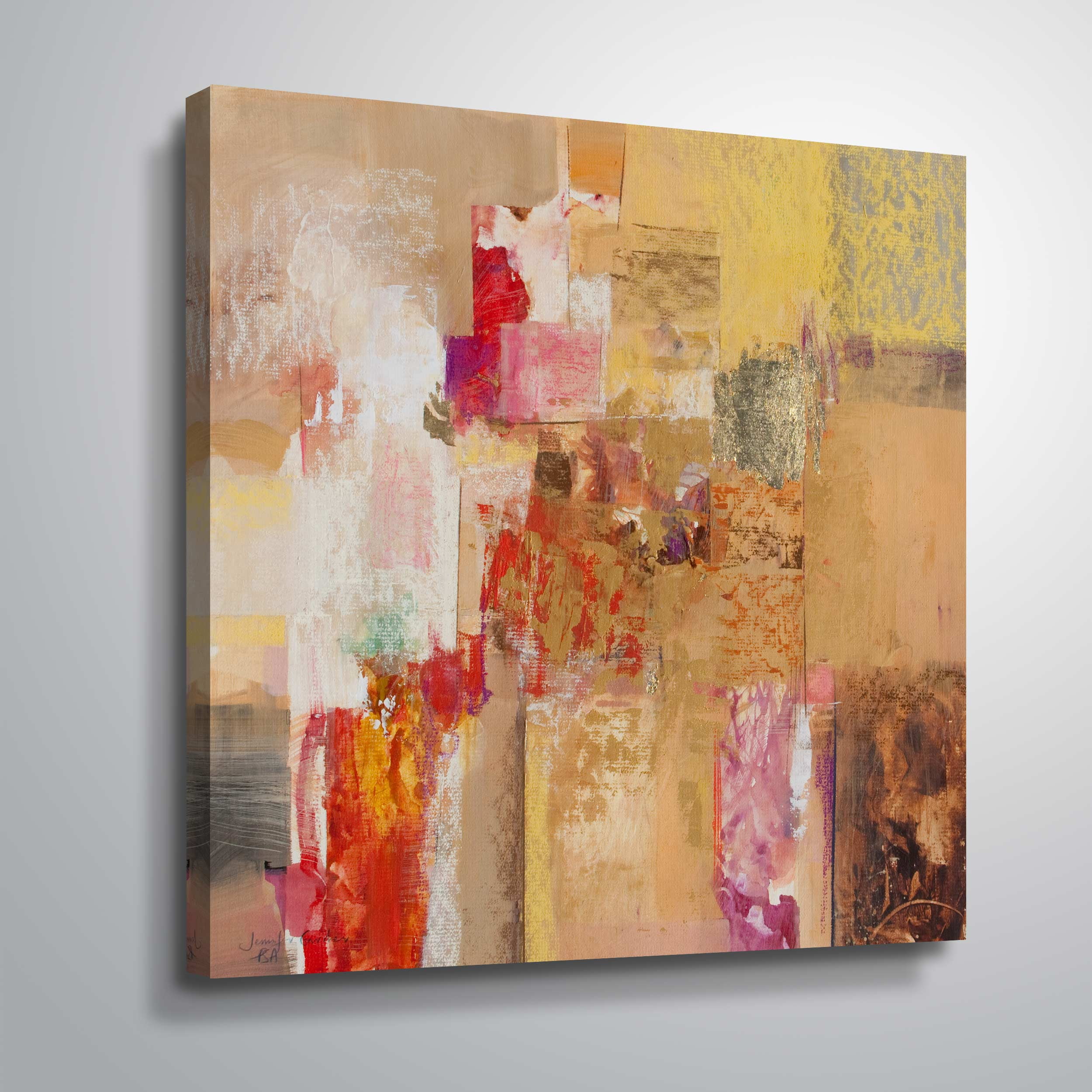 Red & Gold Leaf I - Walmart.com