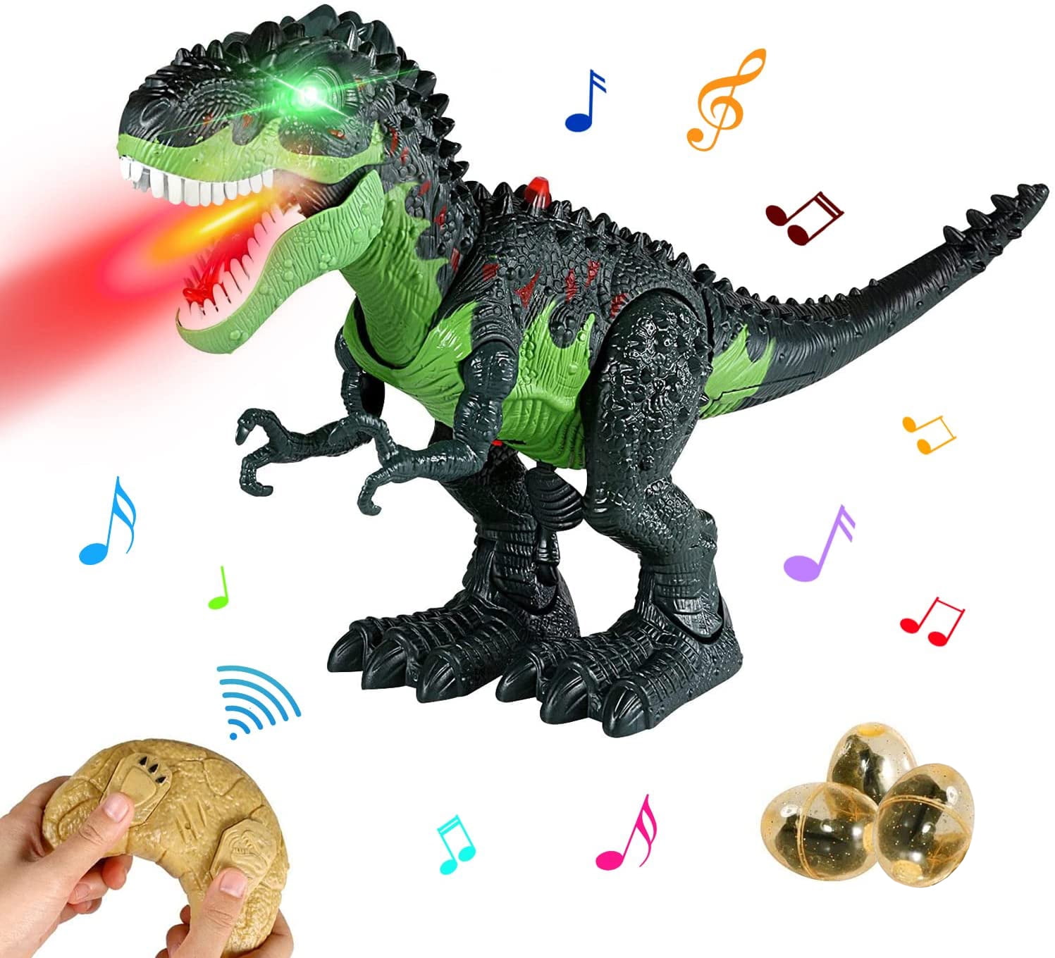 Lvelia Remote Control Dinosaur Toys Remote Control T-Rex Dinosaur Toys ...
