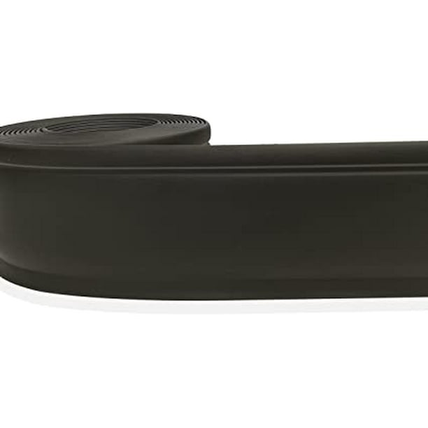 Proflex Black Vinyl Wall Base Ultra Thick (1/8 inch), 4-1/4 inch X 100 ...