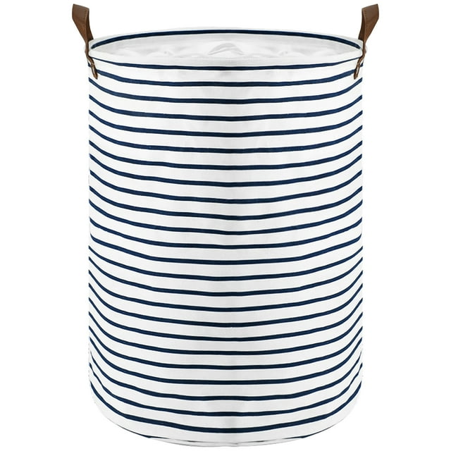 DOKEHOM 18-Inches Freestanding Laundry Basket with Lid, Collapsible ...