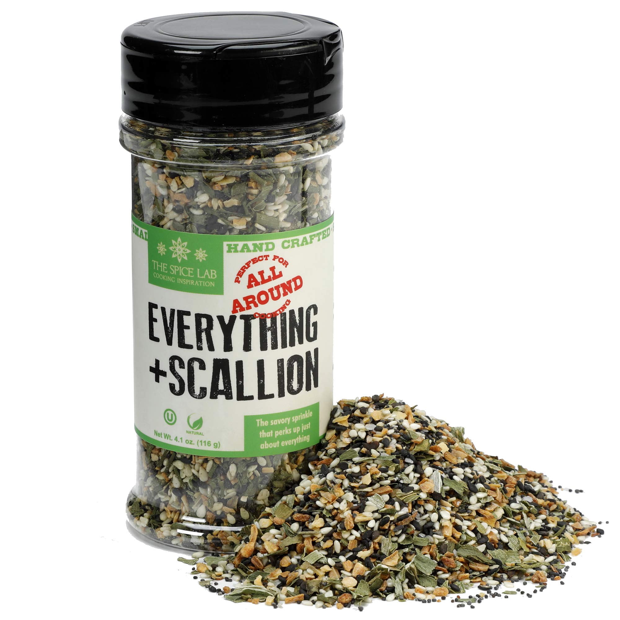 The Spice Lab Everything Bagel Seasoning Blend w/ Scallion 4.1 oz ...