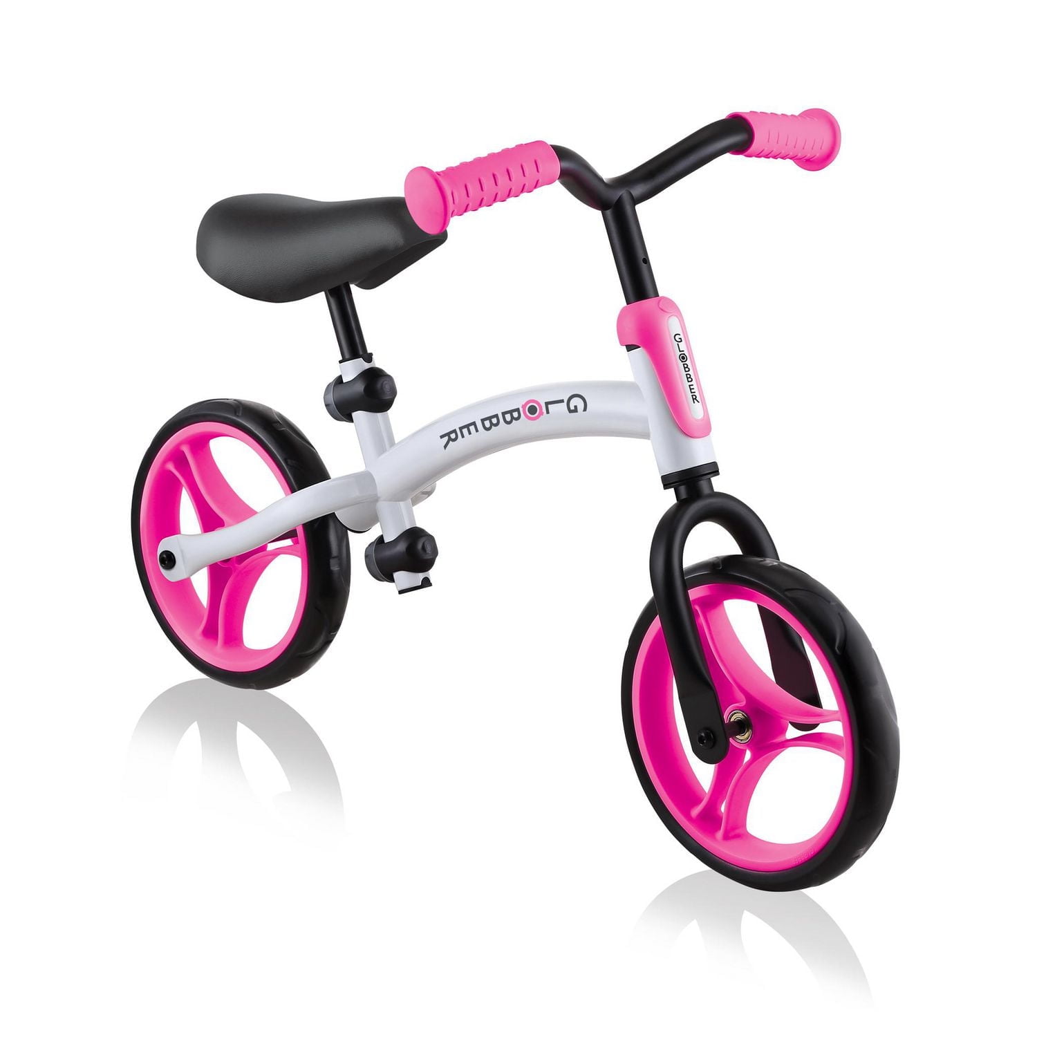 Click here for Globber Go Bike Balance Bike - White/Neon Pink prices