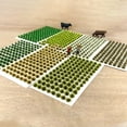 SPRING Adhesive Static Grass Tufts Model Bushy Green Railroad Terrain ...