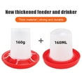 Chick Waterer Feeder Plastic Automatic Poultry Waterer Containers for ...