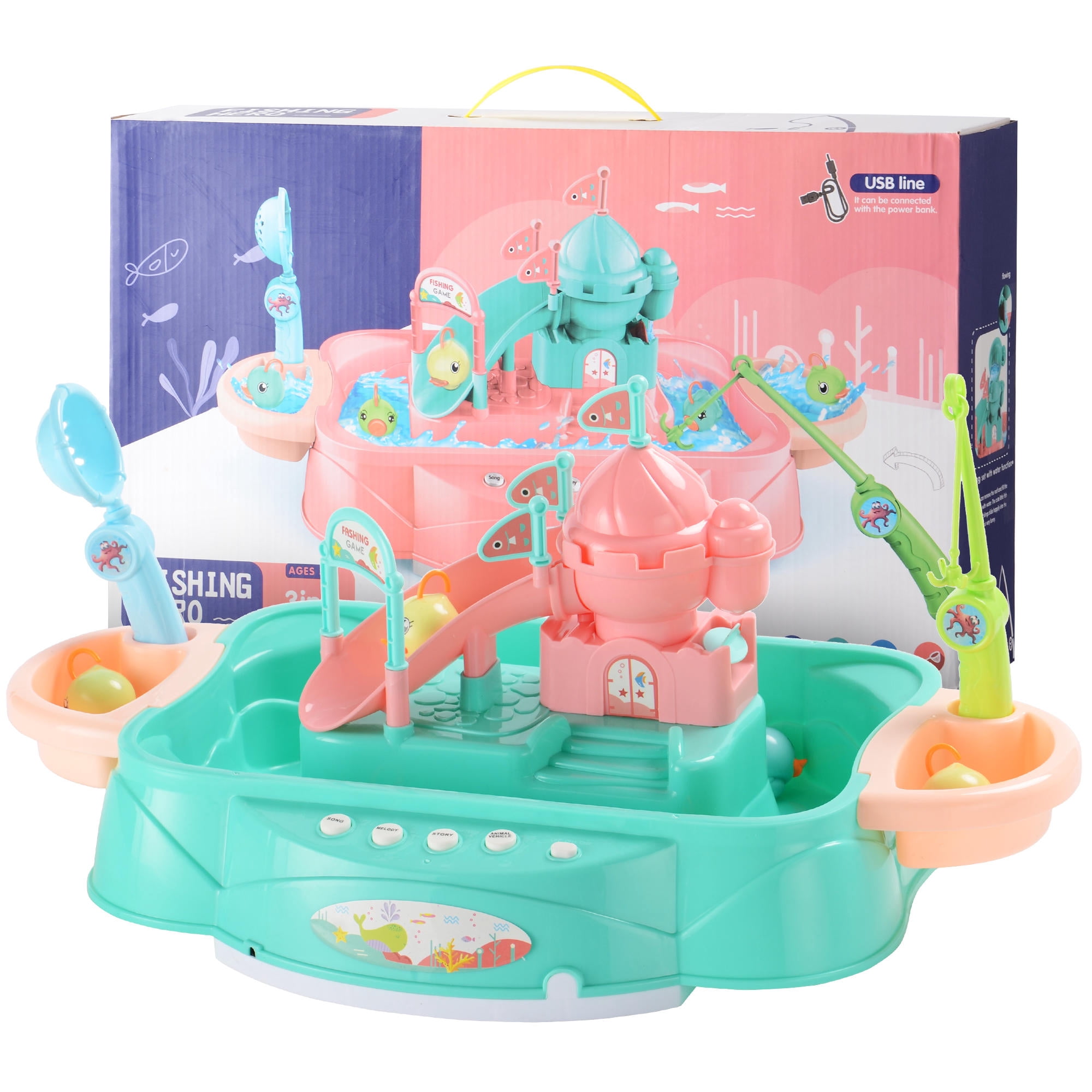 Click here for Saveonmany Kids Fishing Game Toys With Music Story... prices