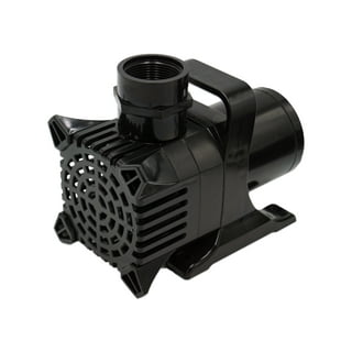AQUA PULSE 5,500 GPH Inline External Water Pump with Strainer Basket ...