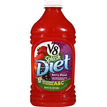V8 Splash Berry Blend, Tropical Blend and Strawberry Kiwi Juice Drink, 16 Fl oz (Variety Pack of ...