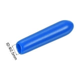 20Pcs Rubber End Caps 2.5mm ID Vinyl Round Tube Bolt Cap Cover Screw ...