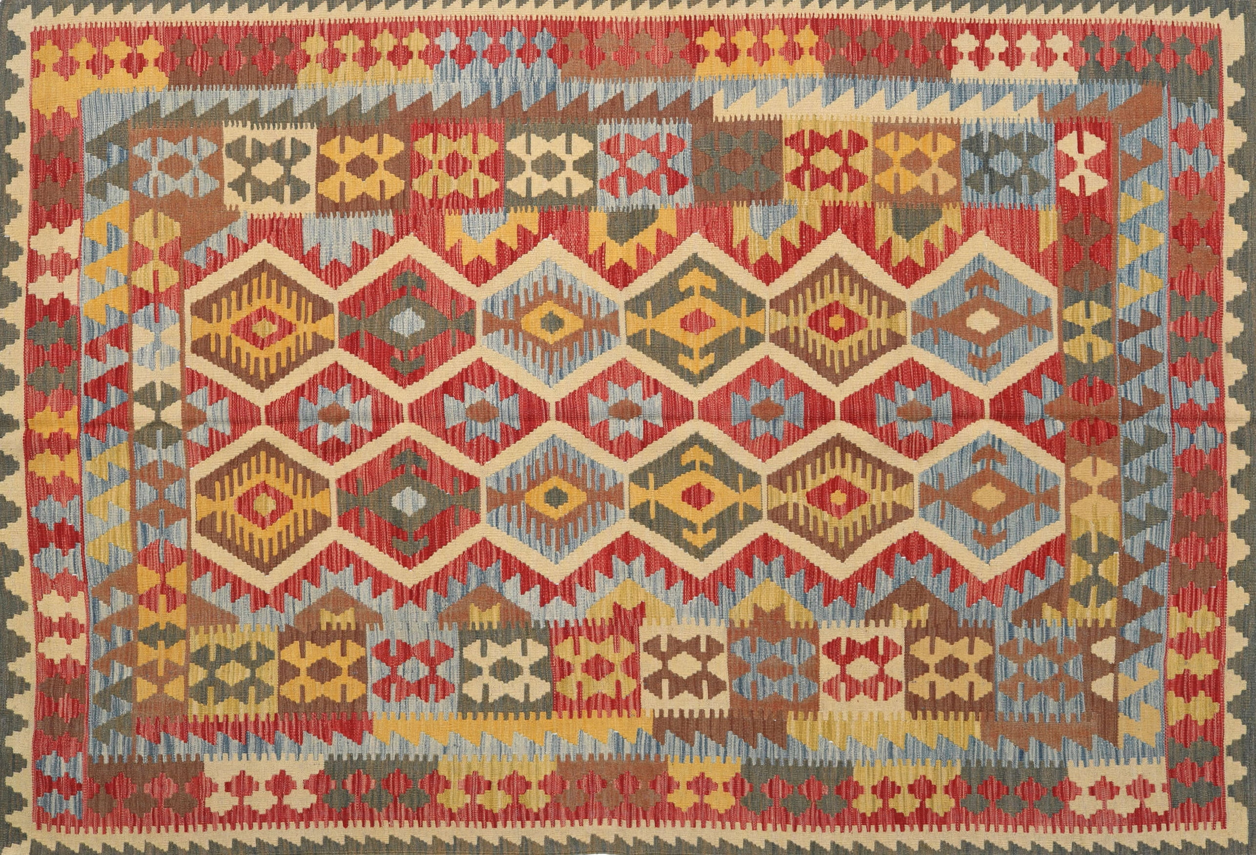 Ahgly Company Machine Washable Indoor Rectangle Contemporary Metallic ...