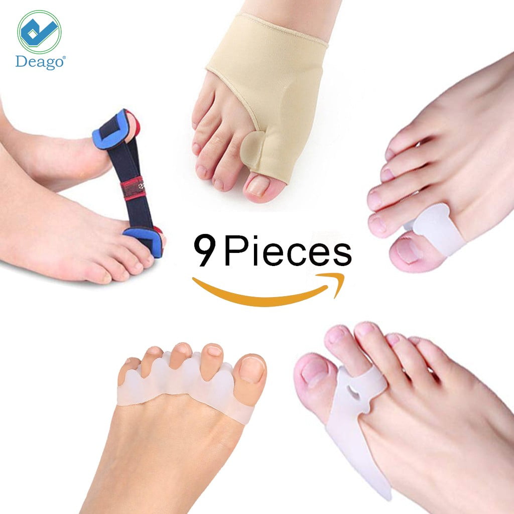 Deago Bunion Corrector & Bunion Relief Protector Kit - Treat Pain in ...