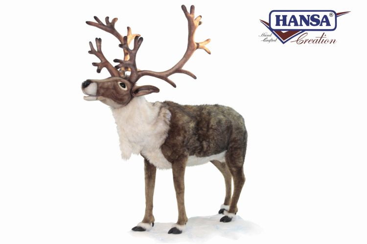 Hansa 6875 Reindeer Nordic Plush Toy - 65 H x 58 L in. - Walmart.com