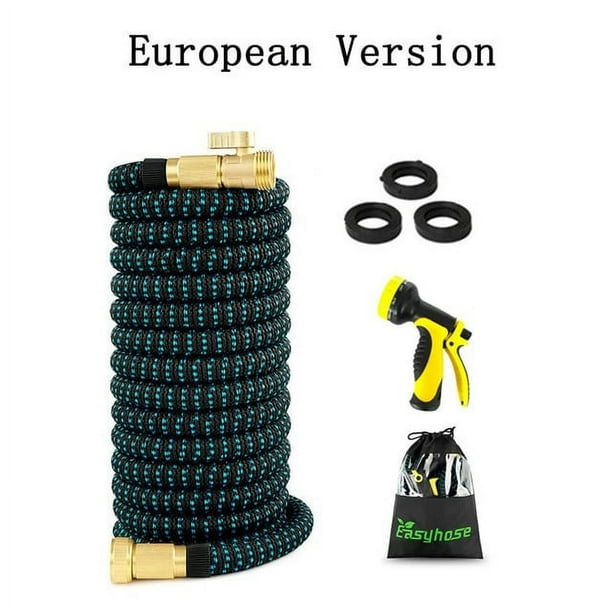 Garden Hose 75ft Expandable Water Hose with 9 Pattern Hose Nozzle ...