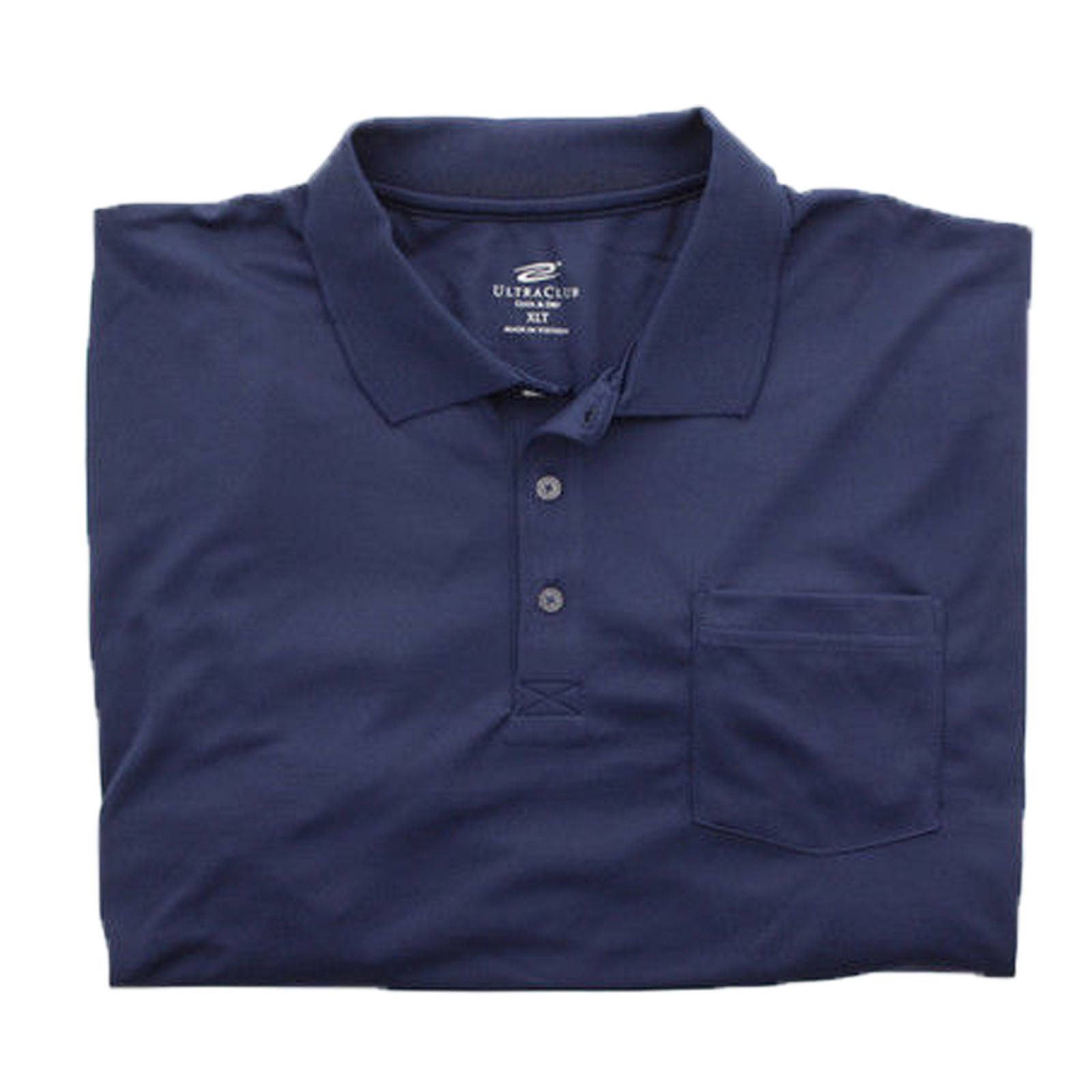 Ultra Club Men's Big and Tall Cool-n-Dry Lightweight Golf Polo Shirt ...