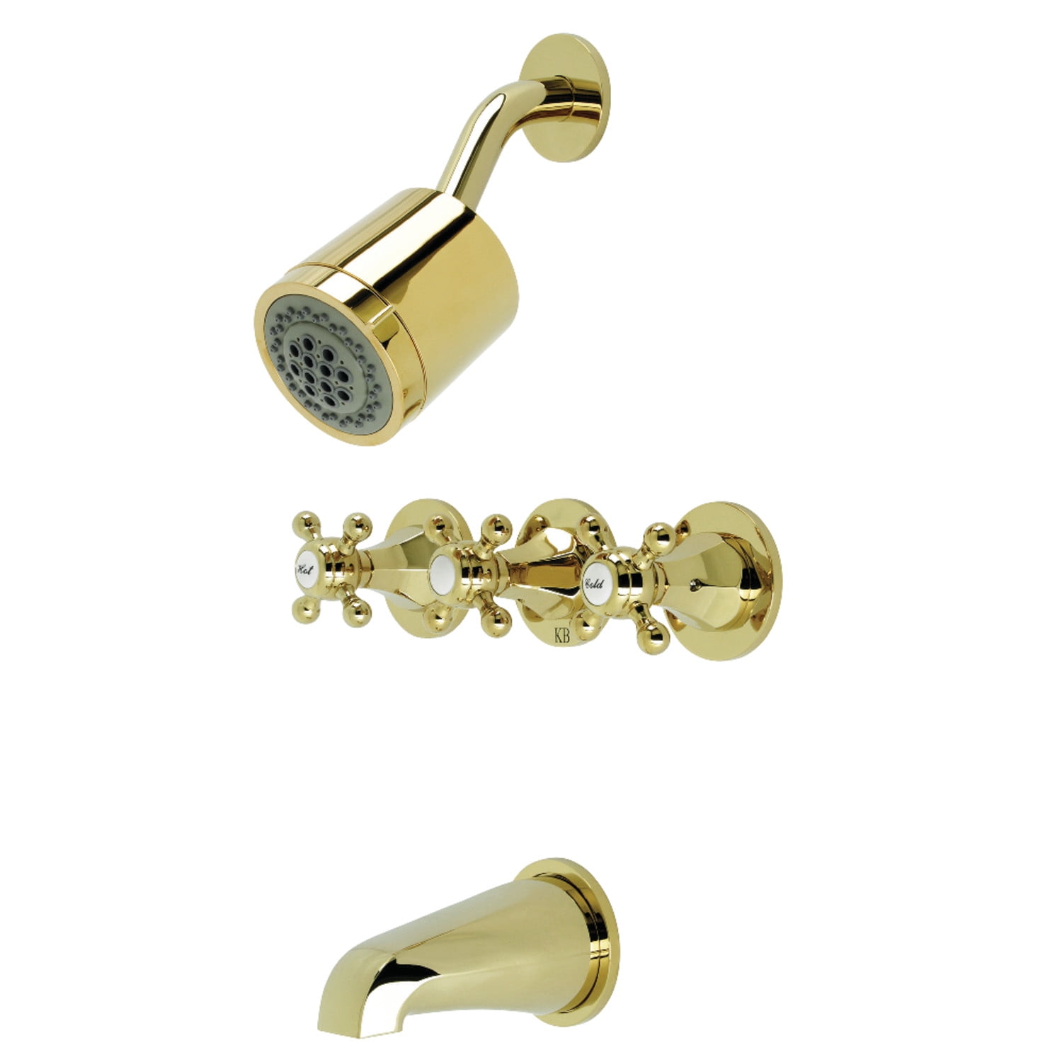Kingston Brass KBX8132BX Metropolitan Three-Handle Tub and Shower ...