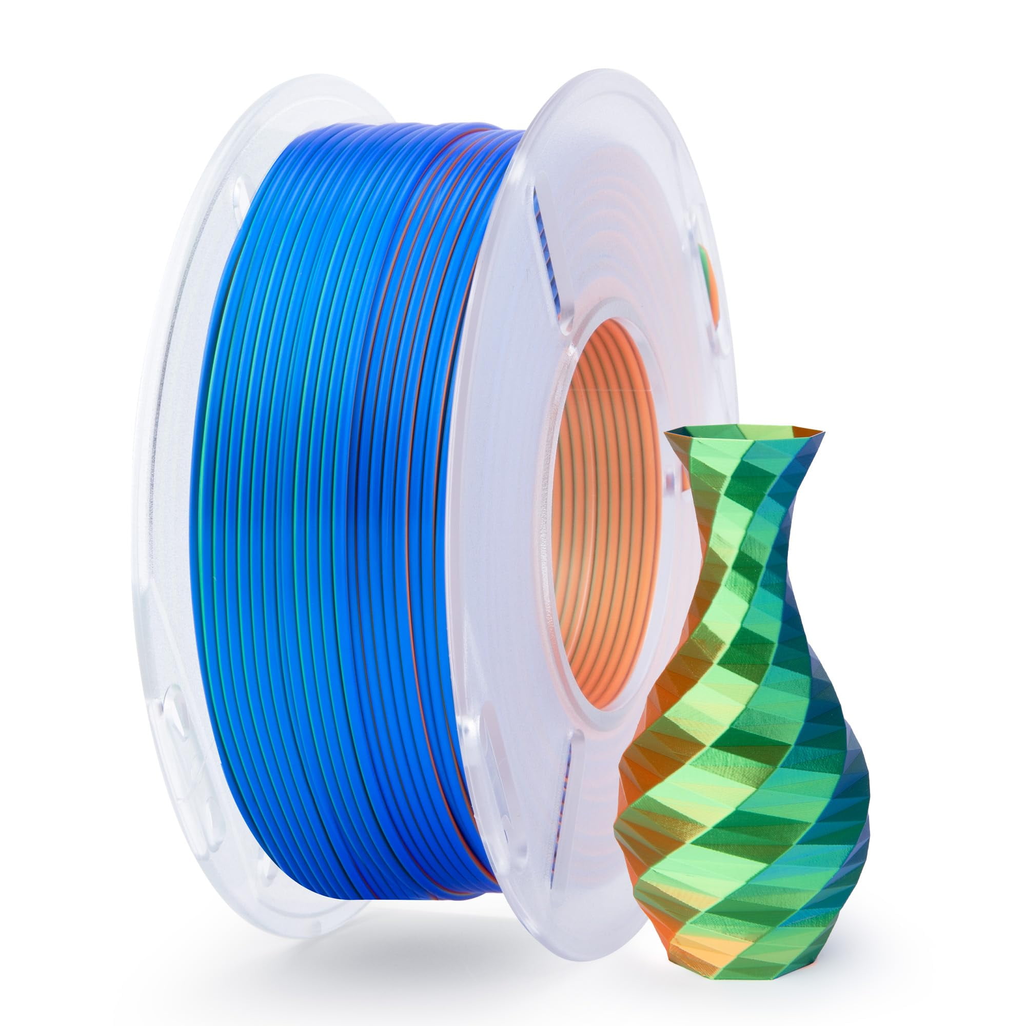 Filamento para impresora 3D ELEGOO Silk PLA, 1,75 mm, triples colores ...