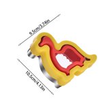 Sandwich Cutter and Seal er | Stainless Steel Round Square Biscuit ...