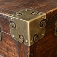 Brass Corner Protectors Antique Hardware Desk Wooden Jewelry Box ...