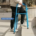 Stair Climbing Assist Cane for Seniors, Lightweight Medical Walking Aid ...
