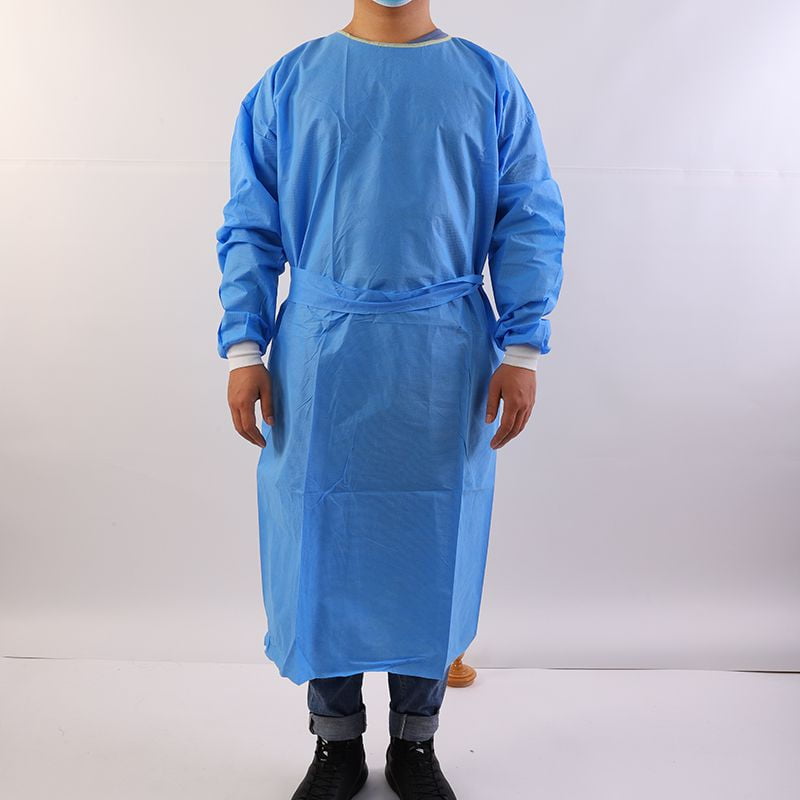 Disposable Protective Suit,One-piece Isolation Coverall Dust-proof Anti ...