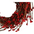 SHENSHA 128 Feet 60 PCS Red Pip Berry Garland, Ply Pip Berry Garland ...