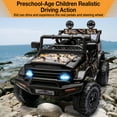 12V Two-Seater Electric Ride-On Truck for Kids, Remote Control, 4-Wheel ...