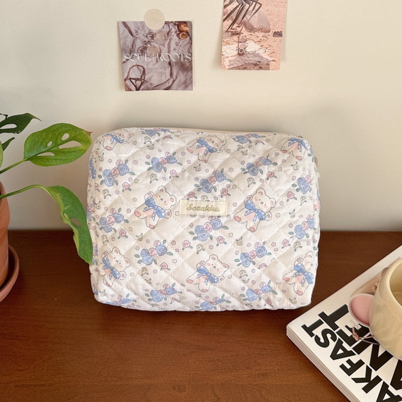 Click here for Yanyue Cute Cartoon Print Womens Makeup Case Large... prices