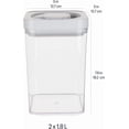 Airtight Food Storage Containers, BPA Free, Dishwasher Safe, Twist Lock ...
