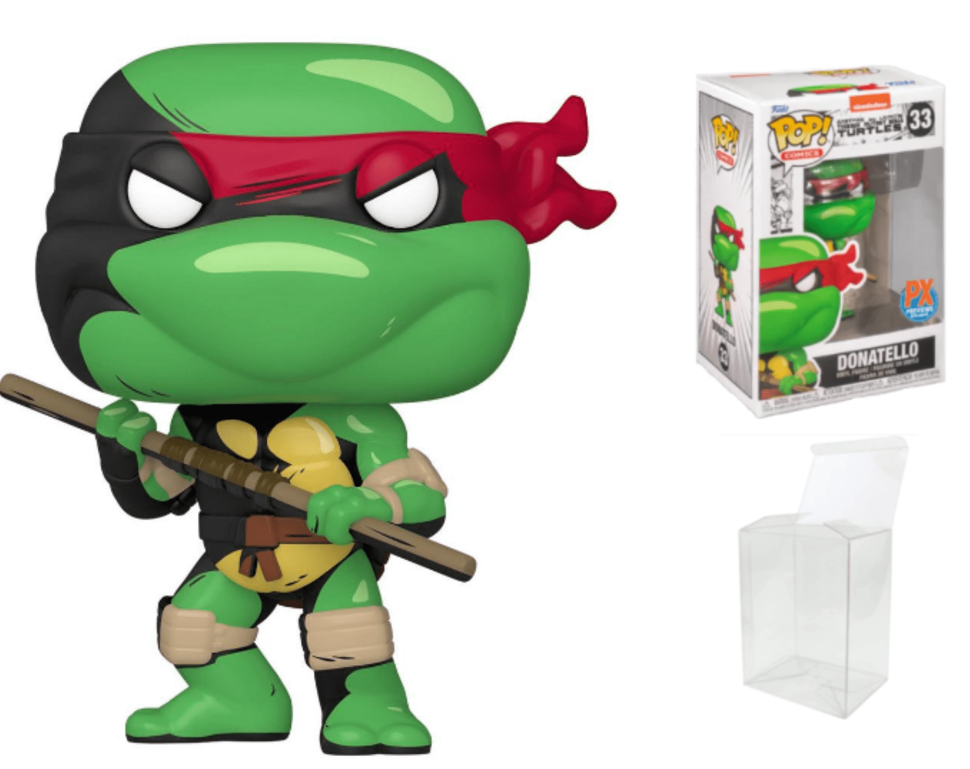 Funko Pop! Teenage Mutant Ninja Turtles Comic Donatello Vinyl Figure ...
