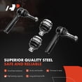 A-Premium 8Pcs Front Suspension Kit Inner Outer Tie Rod End Sway Bar ...