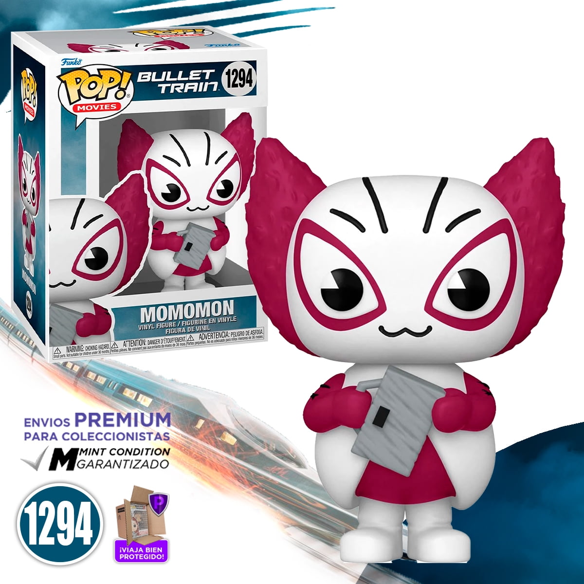 Figura Original Funko Pop Momomon #1294 Tren Bala | Bodega Aurrera en línea
