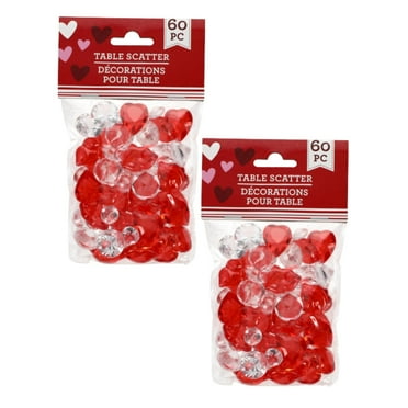 Acrylic Gemstone Diamond Table Confetti, 3/4-inch, 240-Piece - Walmart.com