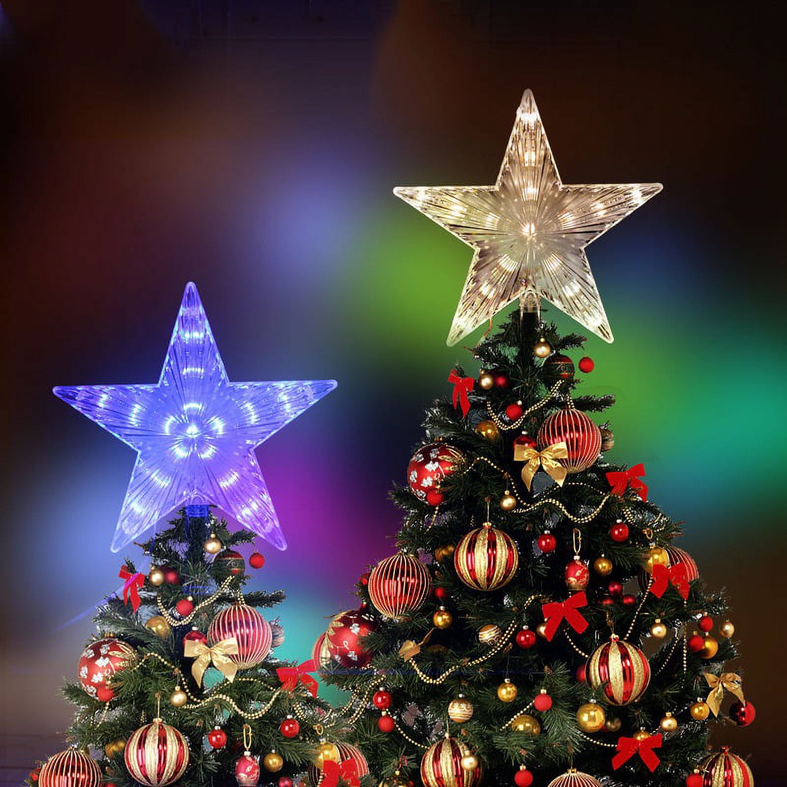 Click here for Lucoss Led Light Up Christmas Tree Topper Star Xma... prices