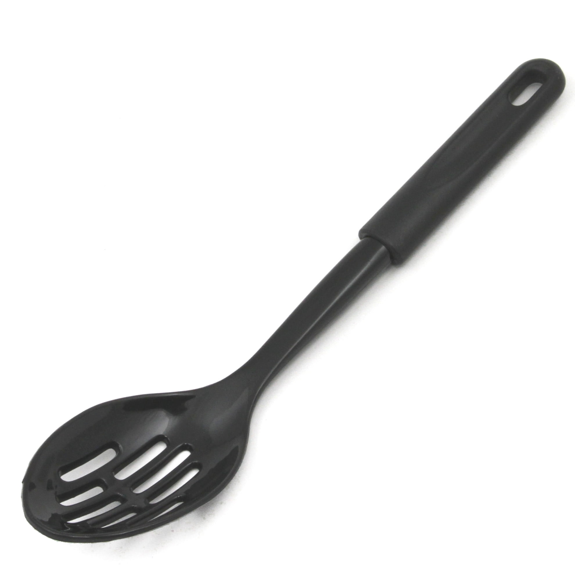 Chef Craft Basic Nylon Slotted Spoon, 11.5 inch, Black - Walmart.com