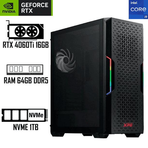 Cpu Arquitectura Gamer I9 14900k Ram 64gb Ddr5 Nvme 1tb Nvidia Rtx ...