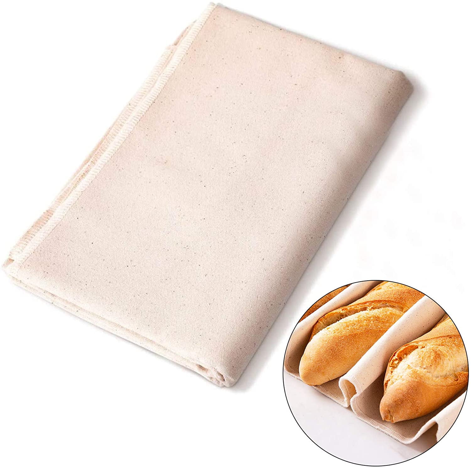 Yesfashion Bread Fermentation Towel Dough Cloth Baker's Linen For Baked ...