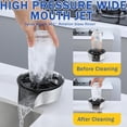 Glass Rinser and Cup Washer for Sink, 360 ° Rotating Spray Nozzle with ...