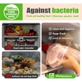 260 Count 14" x 18" Plastic Produce Bags on A Roll, Clear Kitchen ...