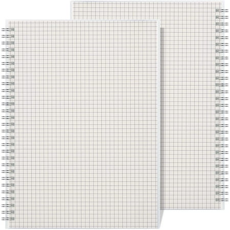 Graph Paper Notebook 3 Pack A5 Graph Grid Spiral Notebook with 480 ...