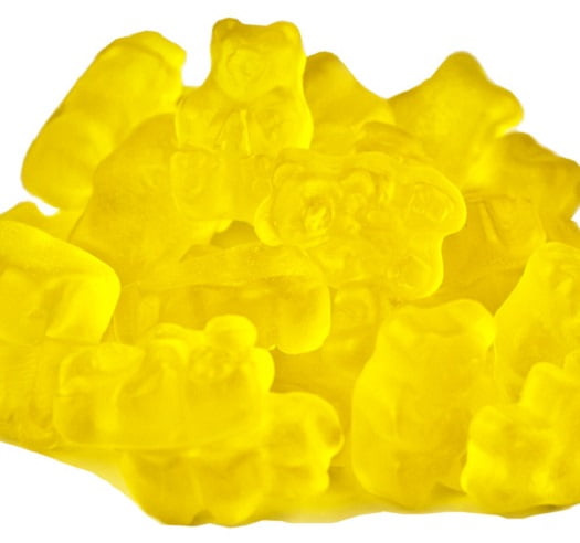 Yellow Gummi Bears Mango Flavor 1 pound mango candy gummy bears ...