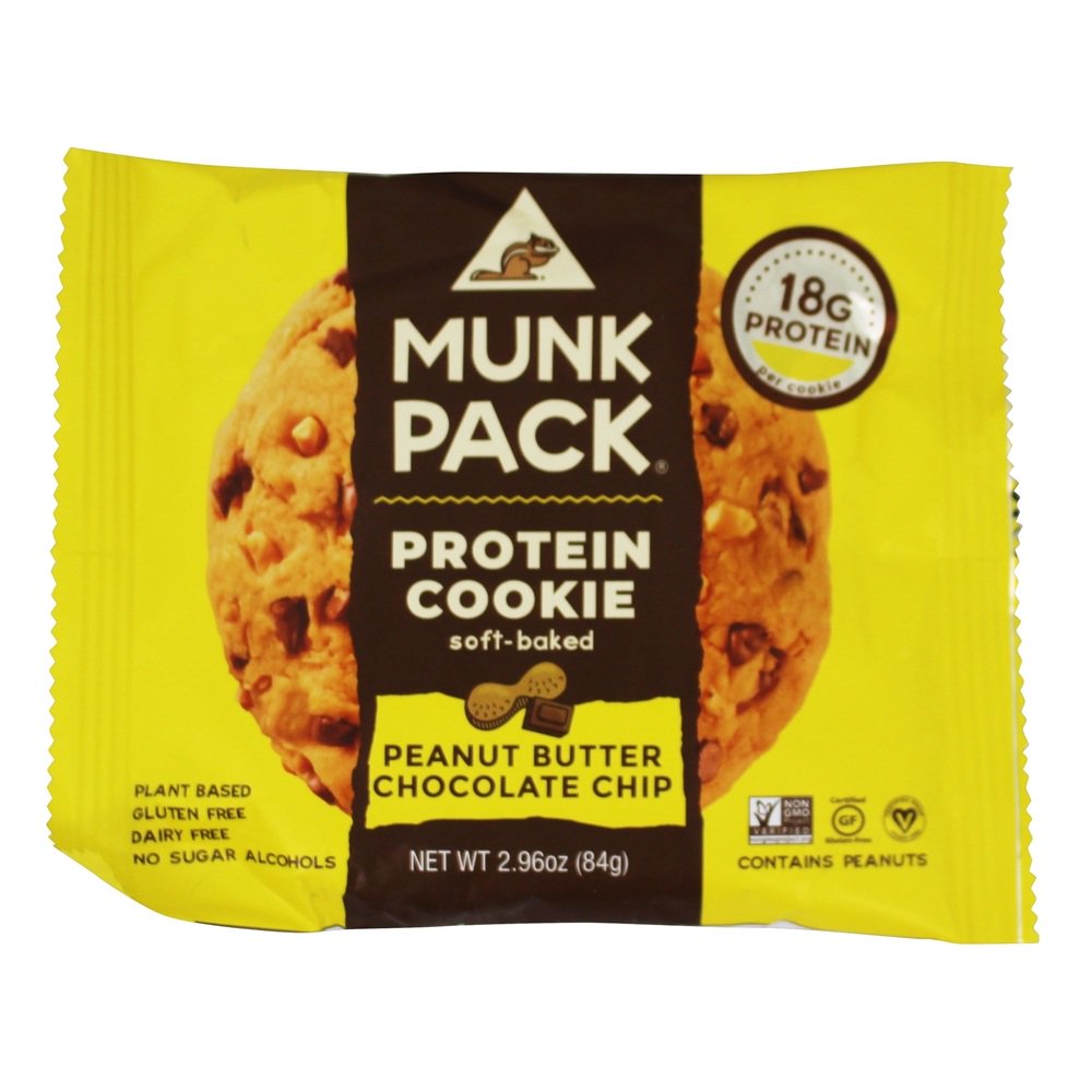 Munk Pack - Soft-Baked Protein Cookie Peanut Butter Chocolate Chip - 2. ...