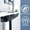 VIVO Under Desk Mesh Cable Management, Power Strip Holder, 36 ...