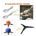 Camping Pot and Pan Set with Mini Backpacking Stove Cooking Gear for ...