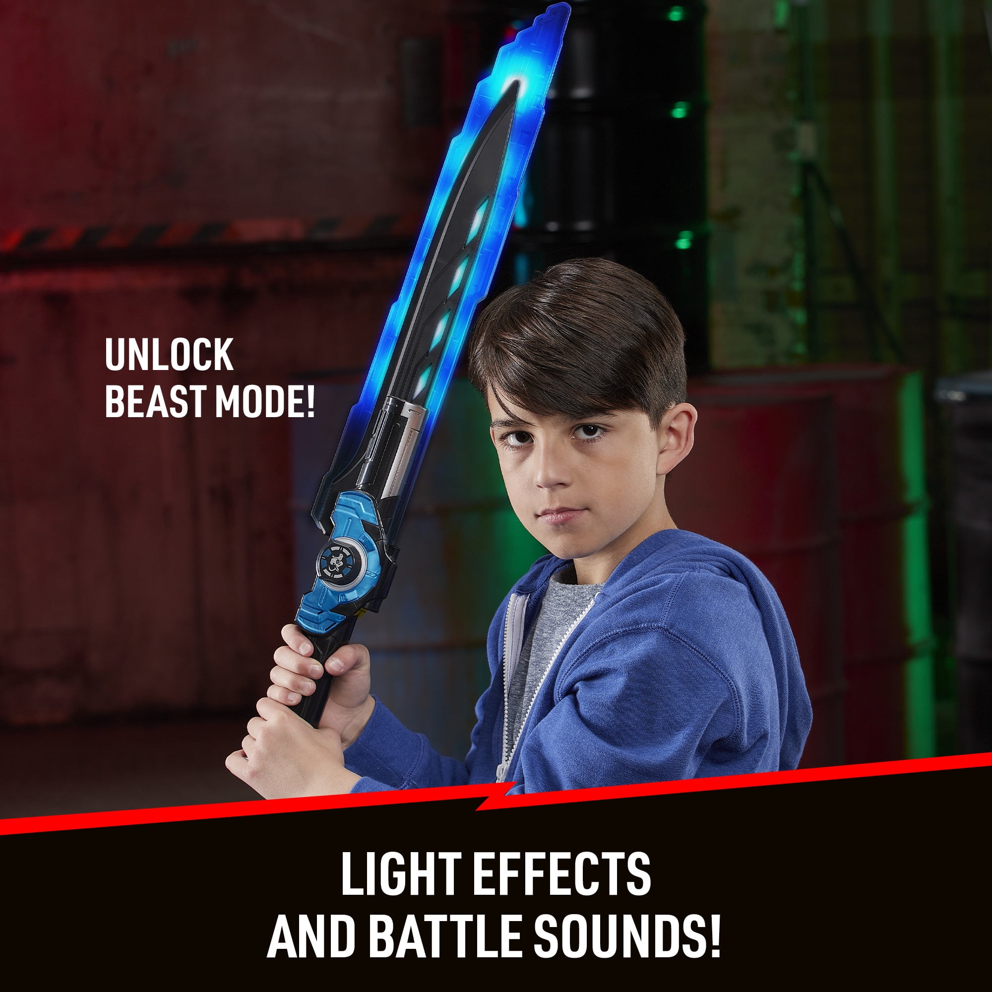 Buy Power Rangers Beast Morphers Beast-X Electronic Saber, Sword Toy ...