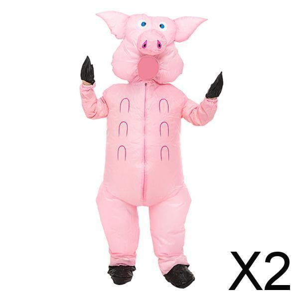 Disfraz de cerdo,Disfraz de cerdo inflable divertido cerdo Cosplay ...